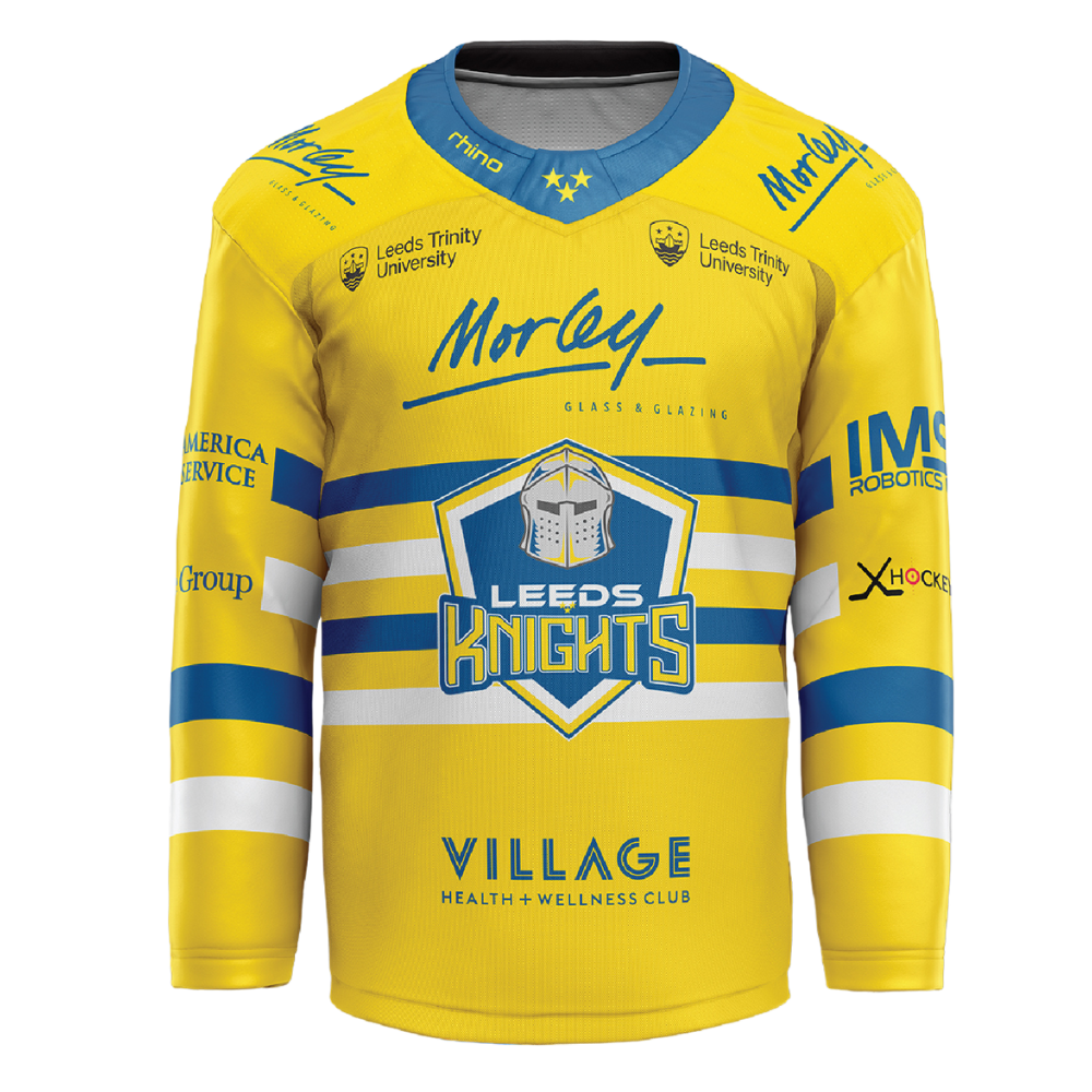 Yellow #27 Ollie Booth Game Worn Jersey – Leeds Knights